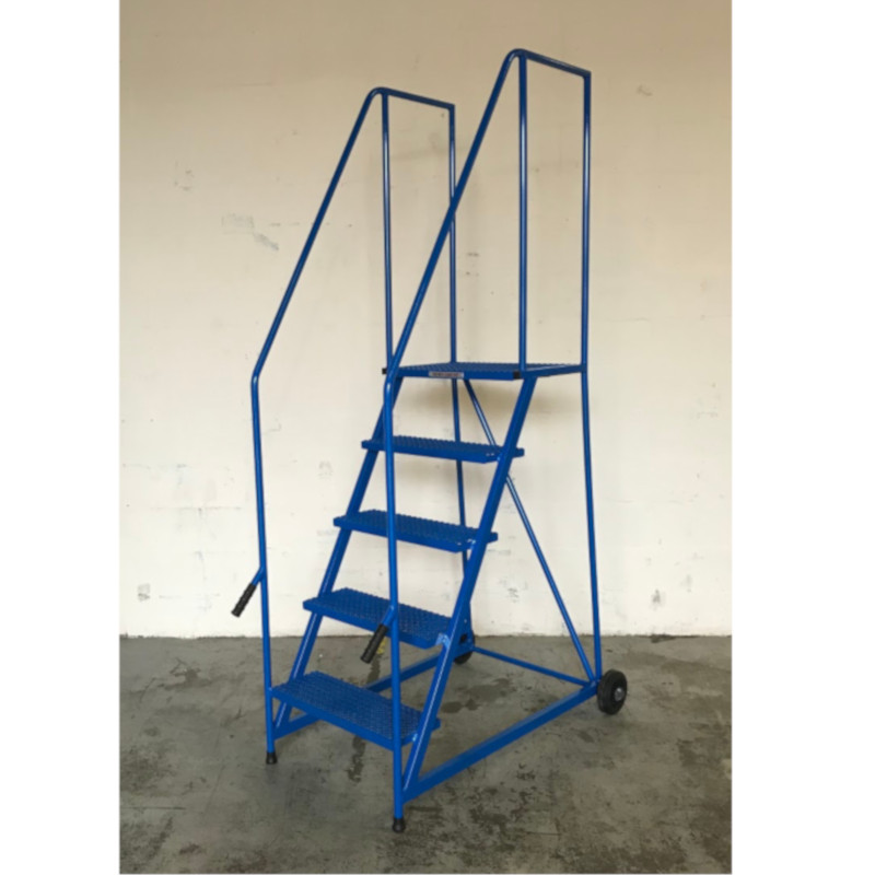 TekA Step Lift and Push Mobile Warehouse Safety Steps | Industrial Products