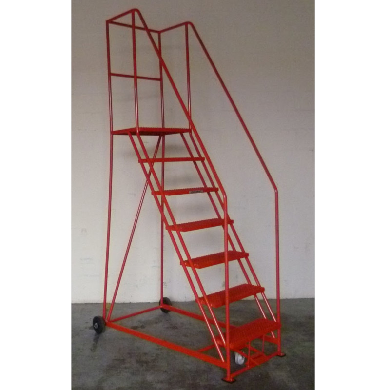 TekA Step Foot Lock Mobile Warehouse Safety Steps | Industrial Products